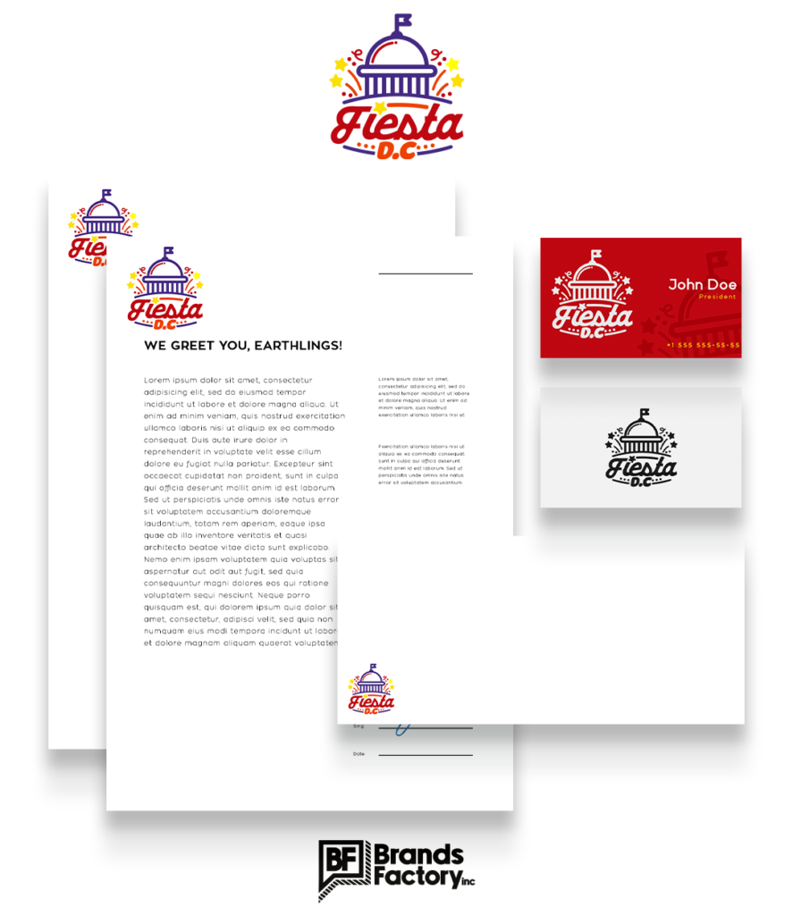 Fiesta D.C branding identity proposal – BrandsFactory inc